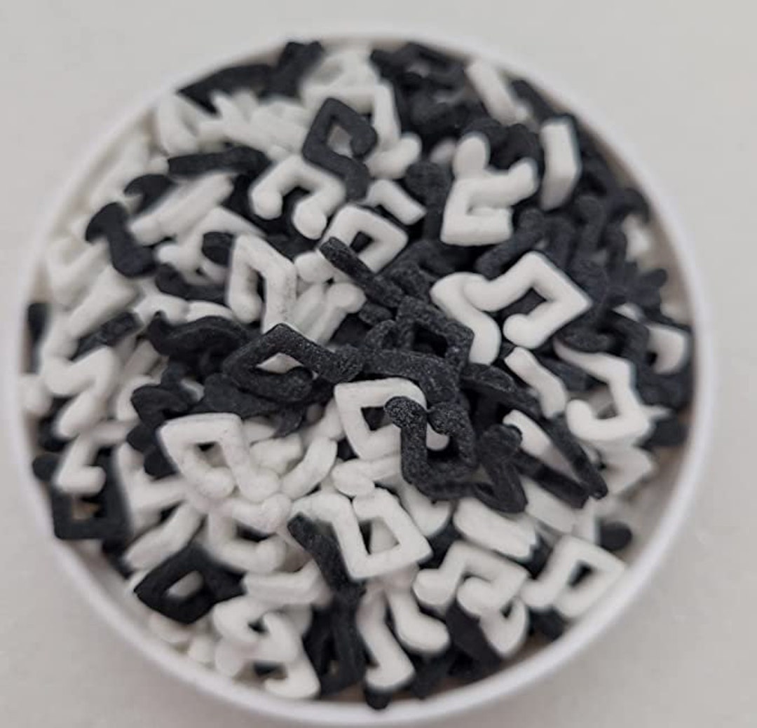 Musical Note Edible Confetti Sprinkles You Pick the Size Birthday Cake ...