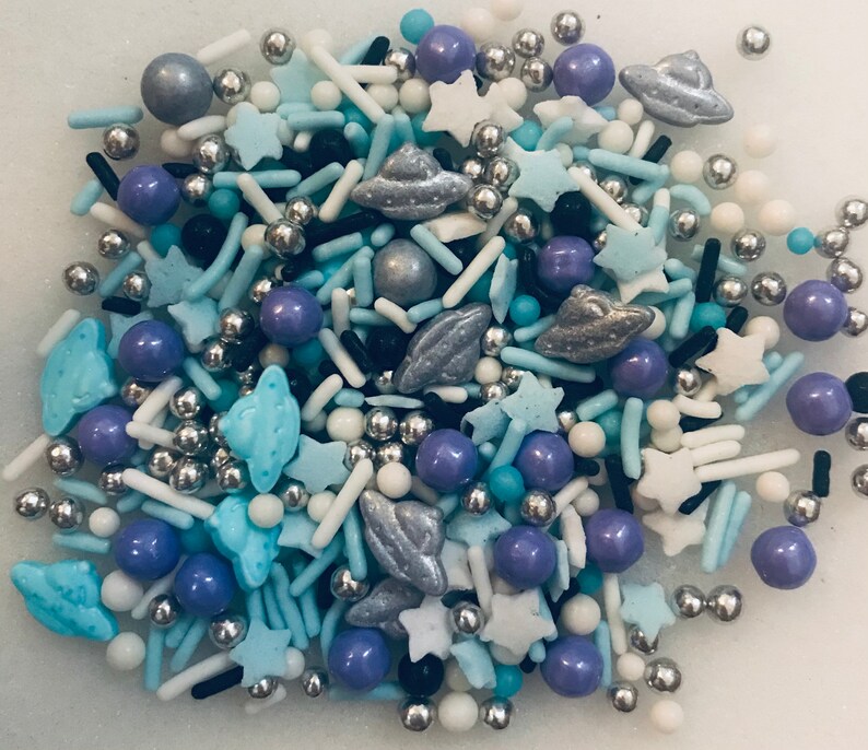 Meet Me in Space Mix Edible Sprinkles. U Pick the Size - Etsy