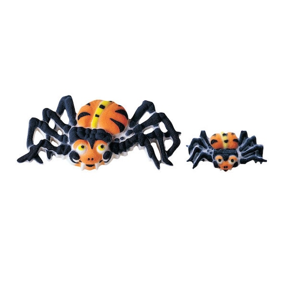 Edible Spider Assortment Sugar Decorations Halloween Toppers - Etsy