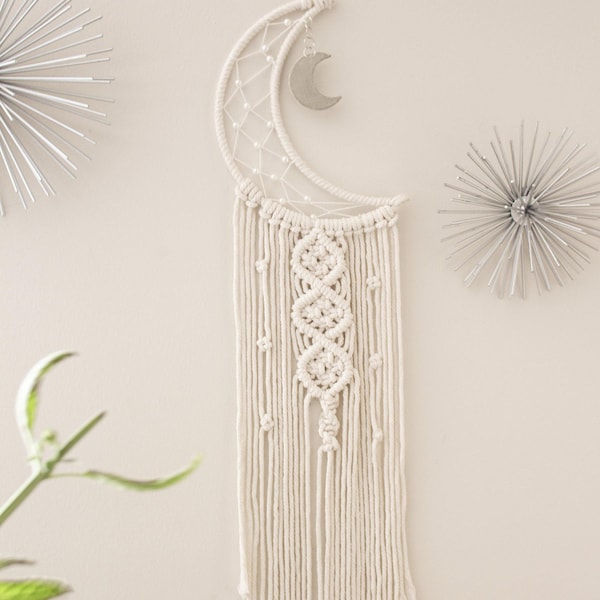 Moon and Star Macrame Pattern - Etsy