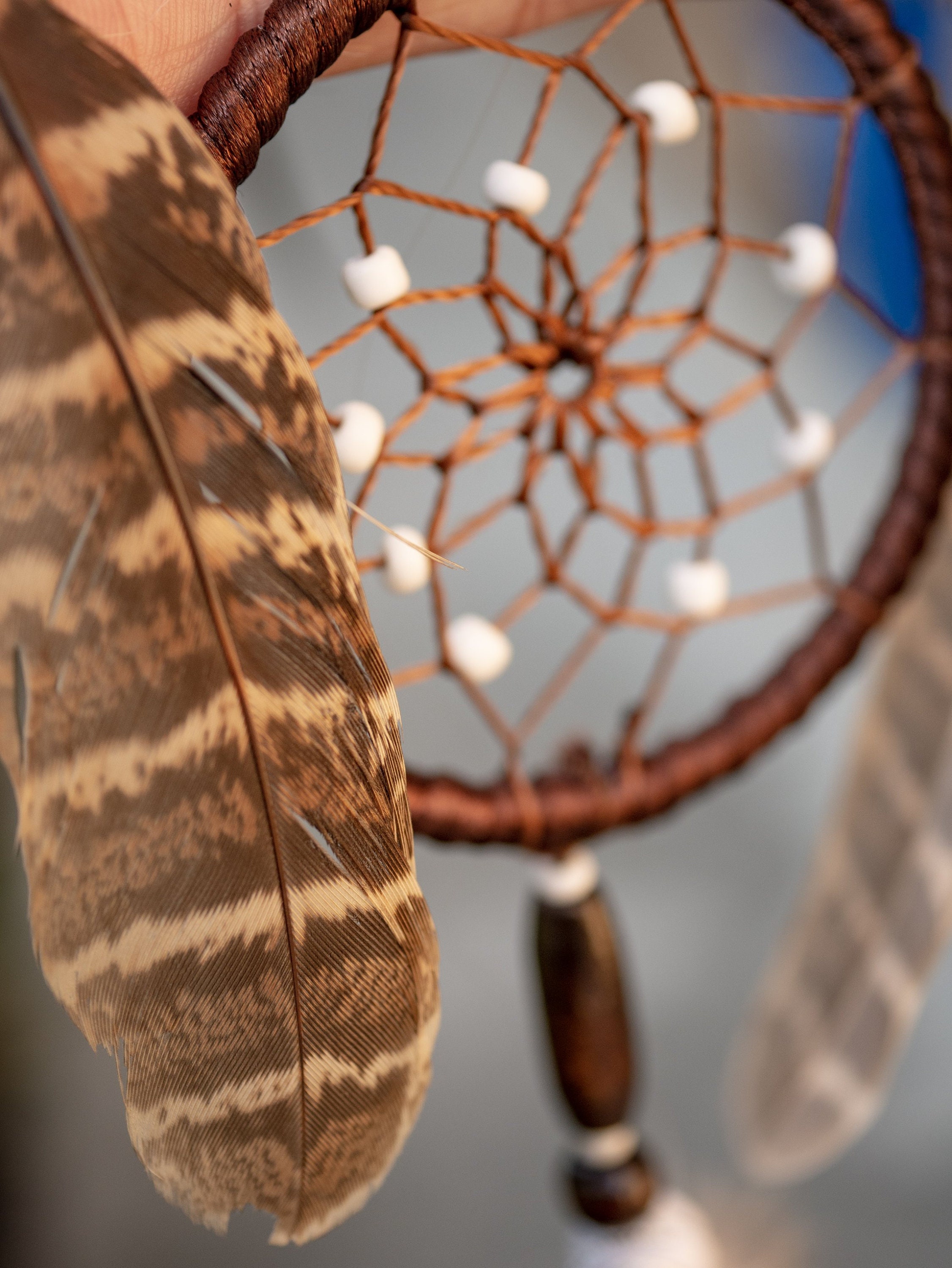 Triple Brown Dream Catcher American Dreamcatcher Wall Hanging - Etsy