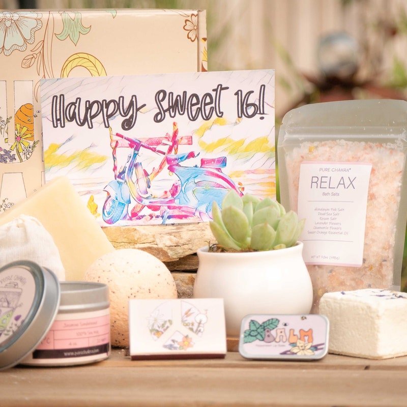 Sweet 16 Birthday Spa Box - Etsy