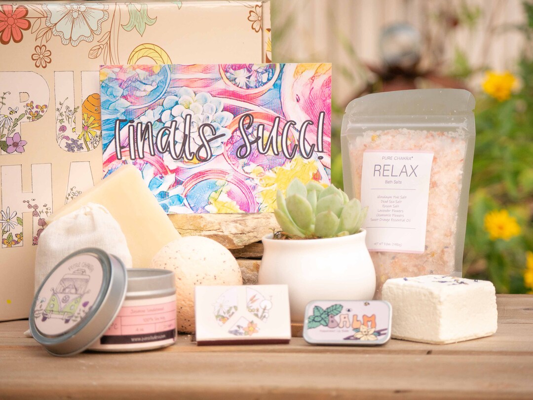 Finals Succ! College Student Gift Box. Studying Care Package. Thinking ...
