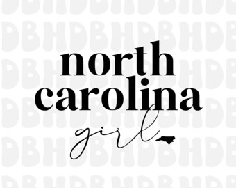 Carolina Girl Svg | Etsy