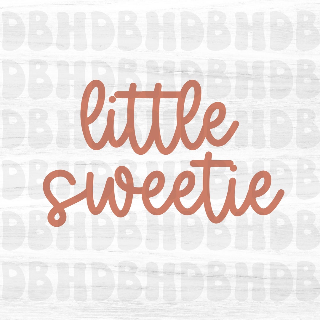 Little Sweetie Retro Svg Cut File - Etsy