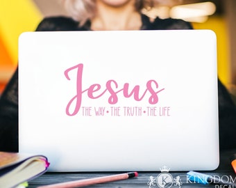Jesus Decal Christian Car Sticker Vinyl Lettering Window | Etsy