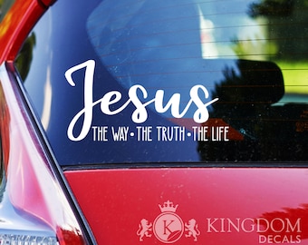 Bible Verse Vinyl Car Decal - Etsy