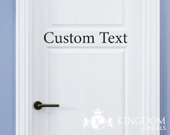 House Numbers Front Door Vinyl Lettering Decal Sticker D01 - Etsy