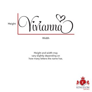 Personalized Name Wall Decal Custom Girl Name Wall Sticker, Nursery ...