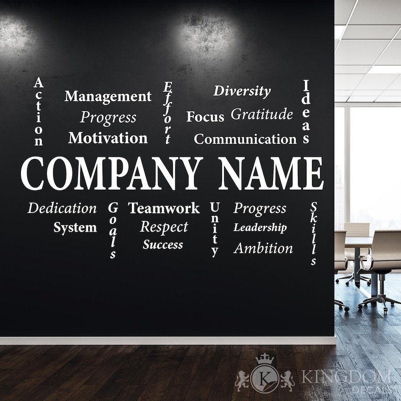 Work Wall Decal - Etsy