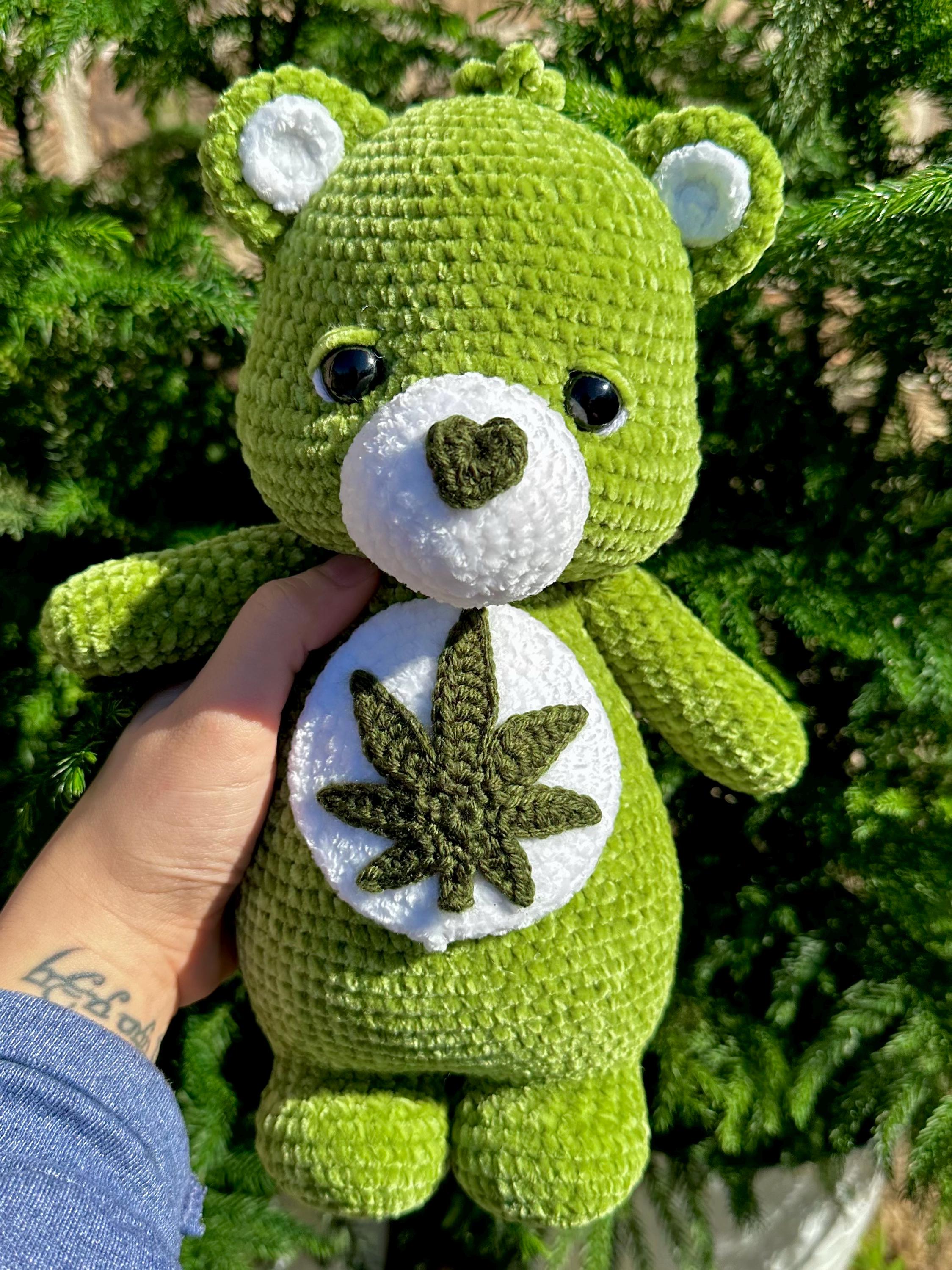 Stoney Bear Crochet Pattern *PDF PATTERN ONLY*, Weed Crochet, Weed Bear ...