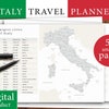 Printable ITALY TRAVEL PLANNER • Italy Trip Planner • Map of Italy ...