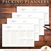 PACKING LIST PLANNER Packing Planner Vacation Packing - Etsy