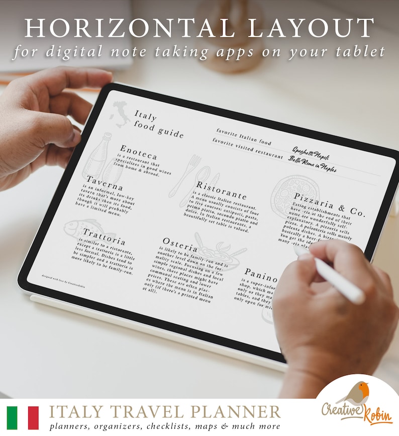 Printable ITALY TRAVEL PLANNER • Italy Trip Planner • Map of Italy ...