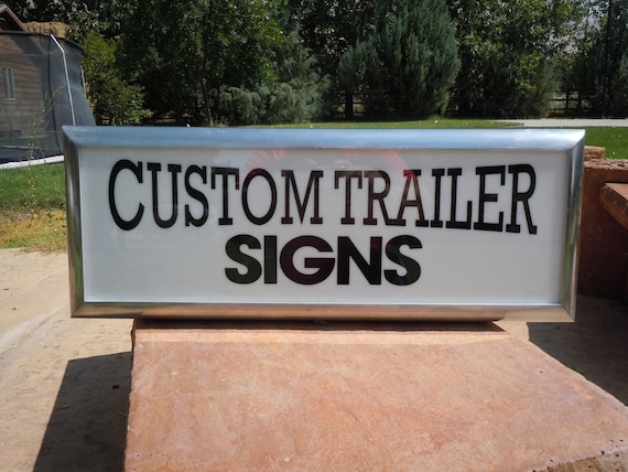 Custom Stock Trailer Sign LED - Etsy