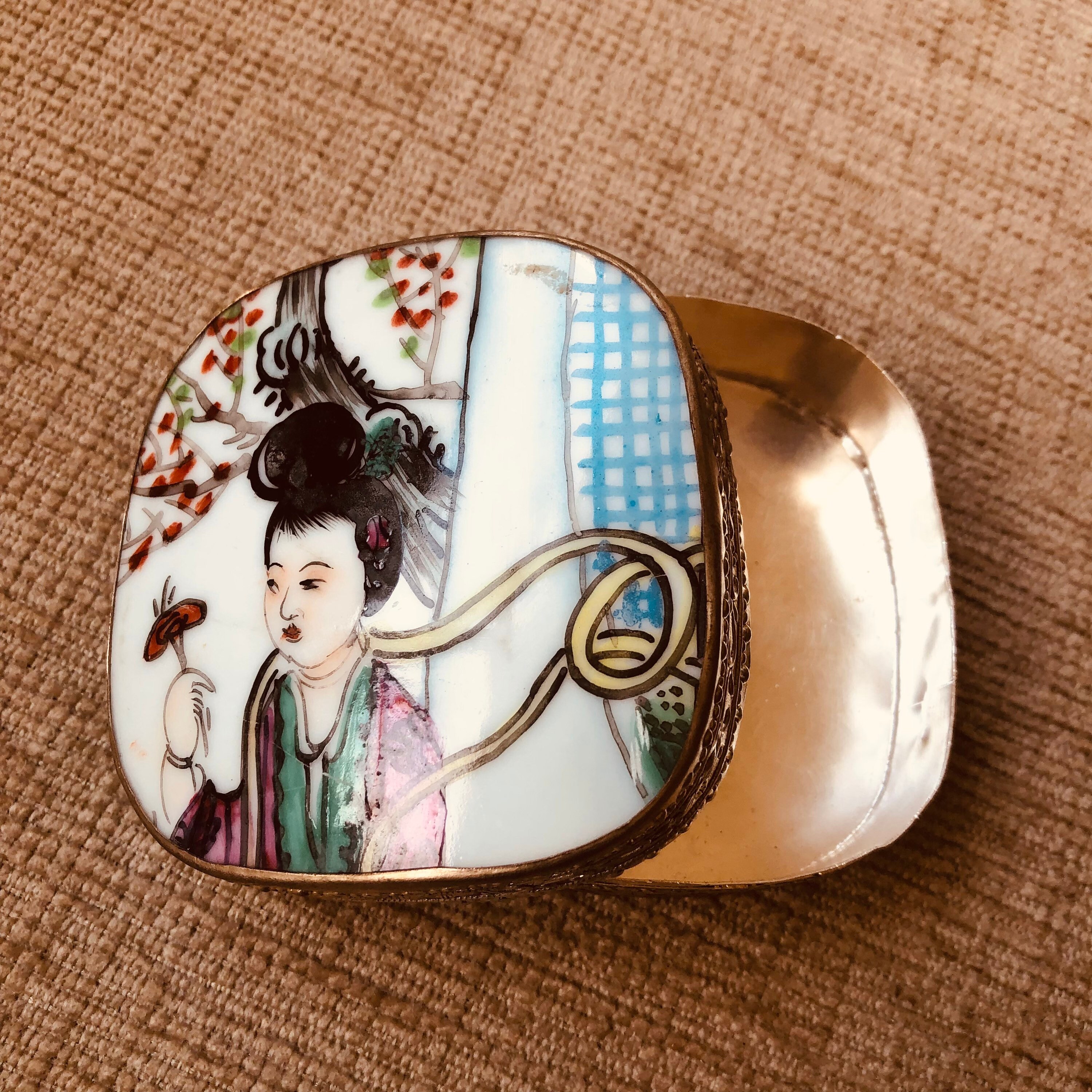 Antique Porcelain Shard Boxes - Etsy