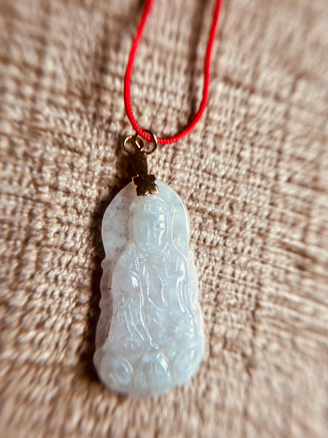 Real Jade Pendants of Guan Yin - Etsy