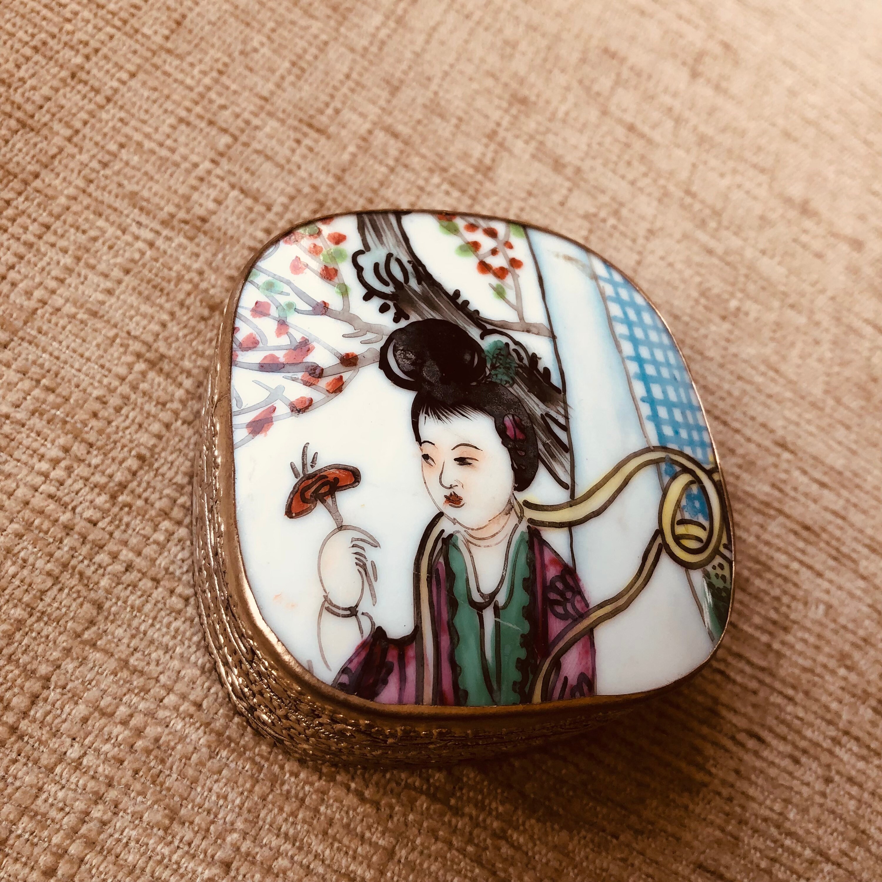 Antique Porcelain Shard Boxes - Etsy