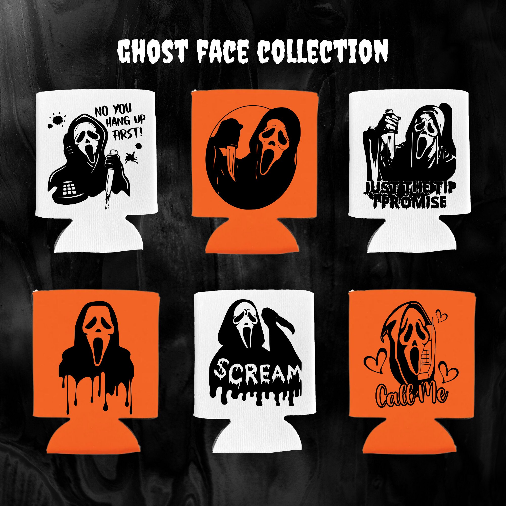 Horror Movie Can Cooler Sets Spooky Can Cooler Sets - Etsy