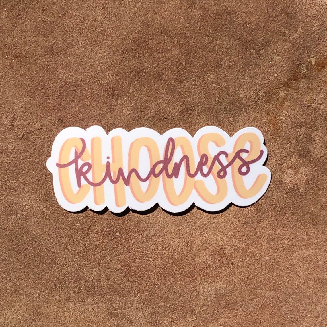 CLEAR Choose Kindness Sticker / Choose Kindness / Be Kind / | Etsy