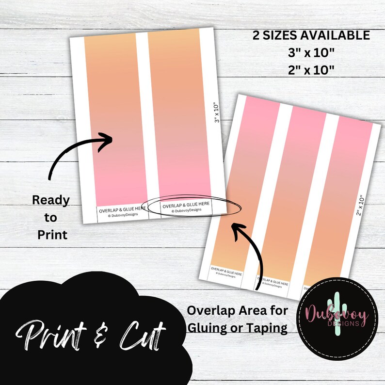 Sunset Bulletin Board Border | SUNSET VIBES COLLECTION - Etsy