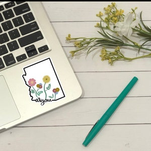 Arizona Floral Sticker / California Floral Sticker / State Floral ...