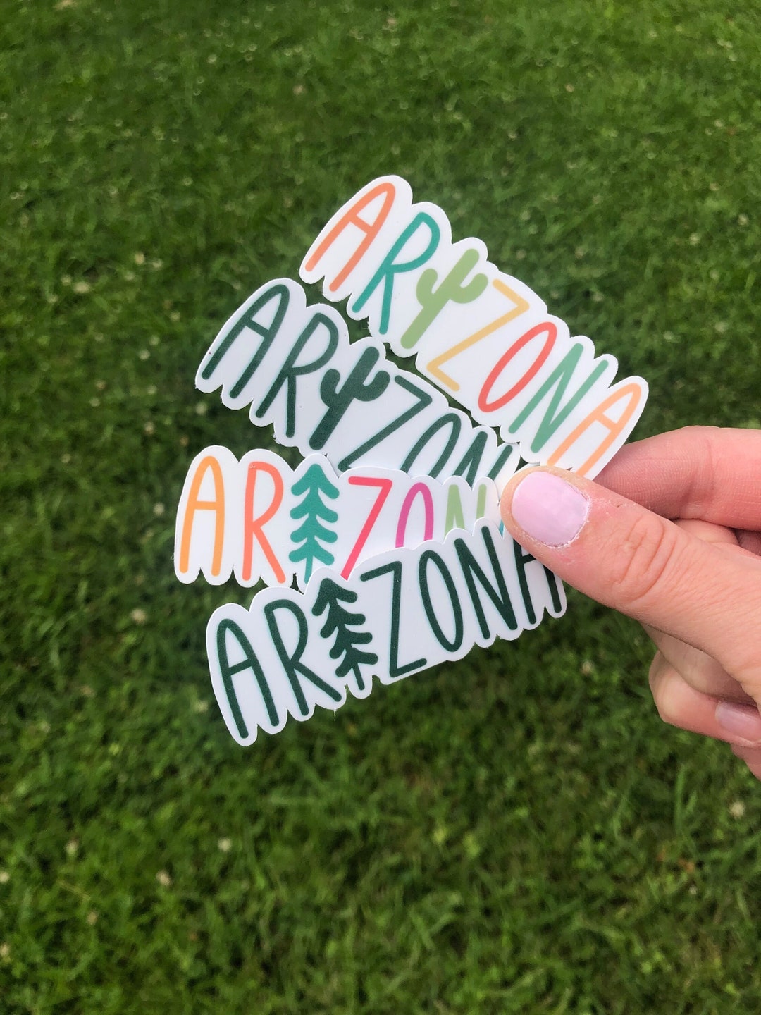Arizona Sticker / Home State / Cactus / AZ - Etsy