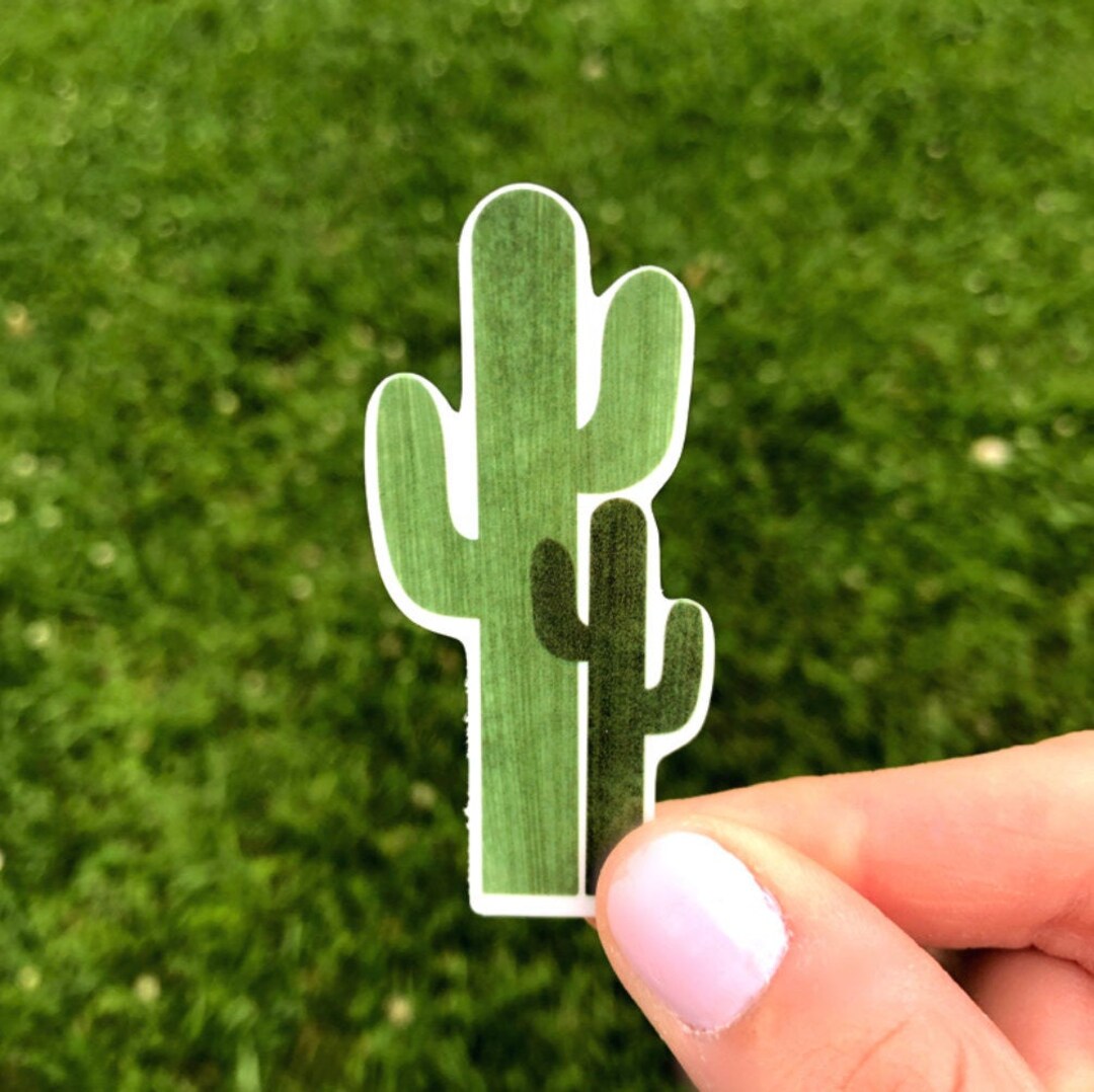 Cactus Sticker / Waterproof Sticker / Saguaro Sticker / Hydro Flask ...
