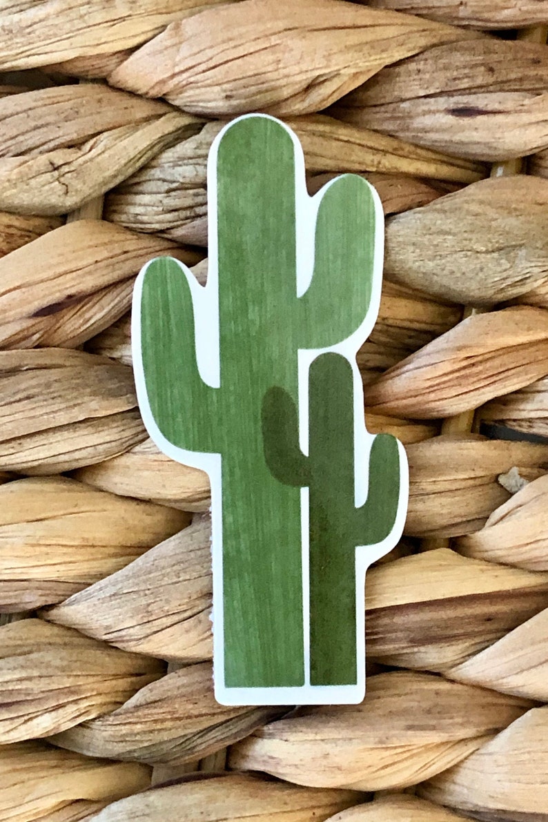 Cactus Sticker / Waterproof Sticker / Saguaro Sticker / Hydro - Etsy