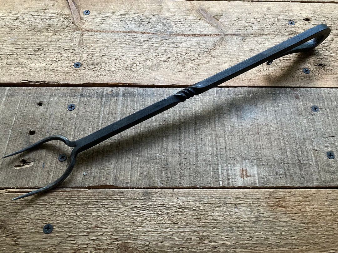 Hand Forged Barbecue Meat Fork - Etsy
