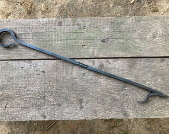Forged Fire Poker - Etsy