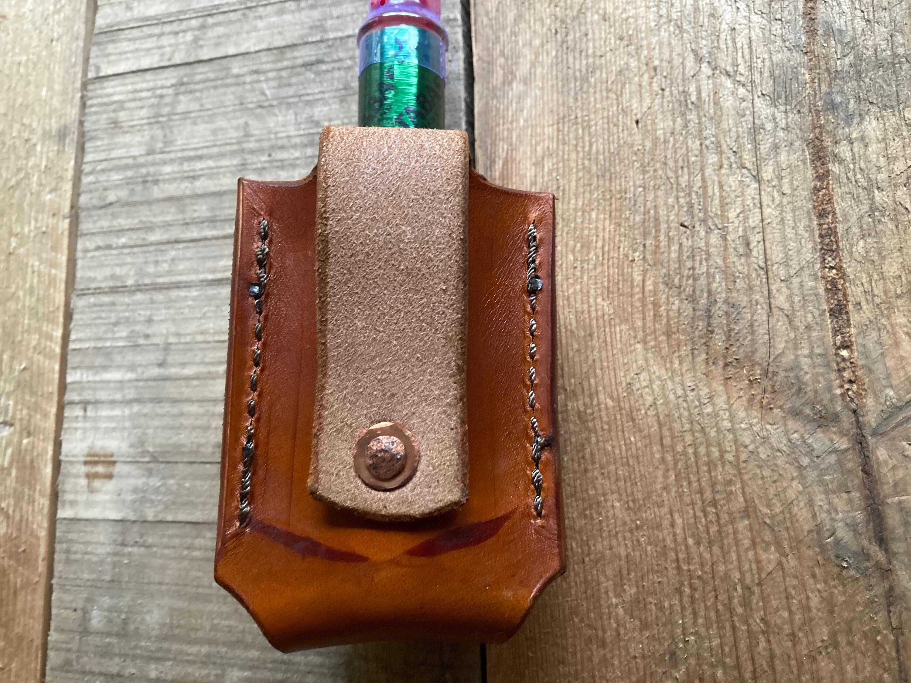 Handmade Leather Tabasco Holster Light Brown - Etsy