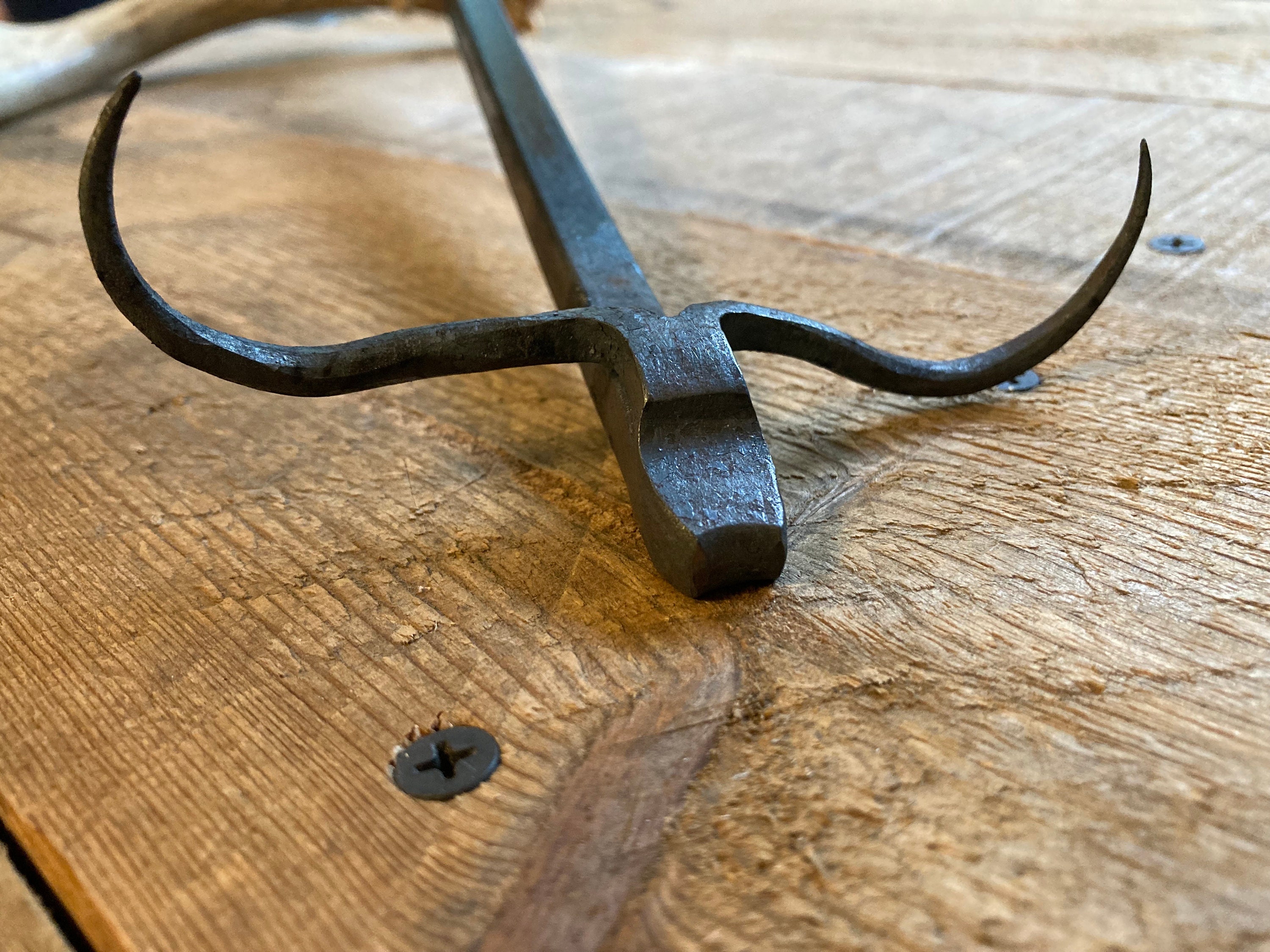 Hand Forged Longhorn Meat Turner / Steak Turner - Etsy