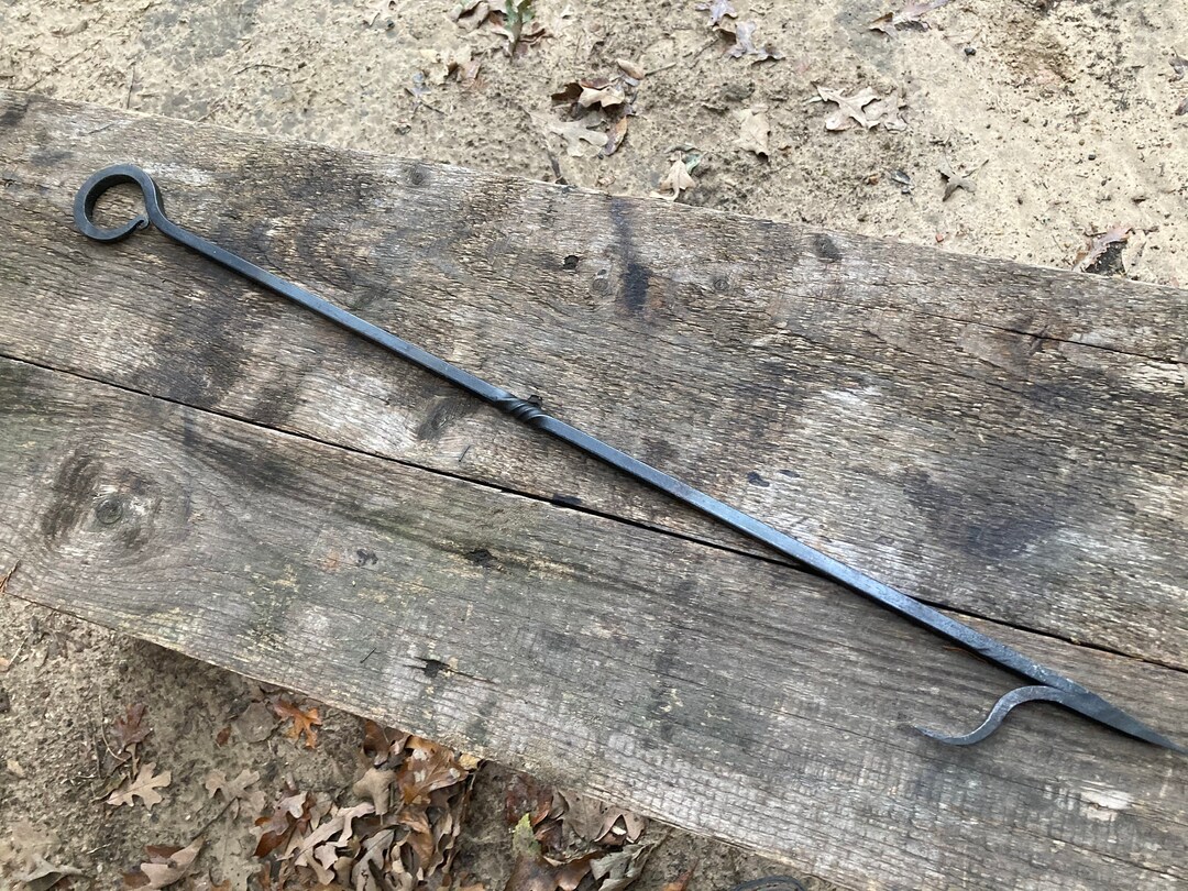 Hand Forged Fire Poker 30 Inches Long - Etsy