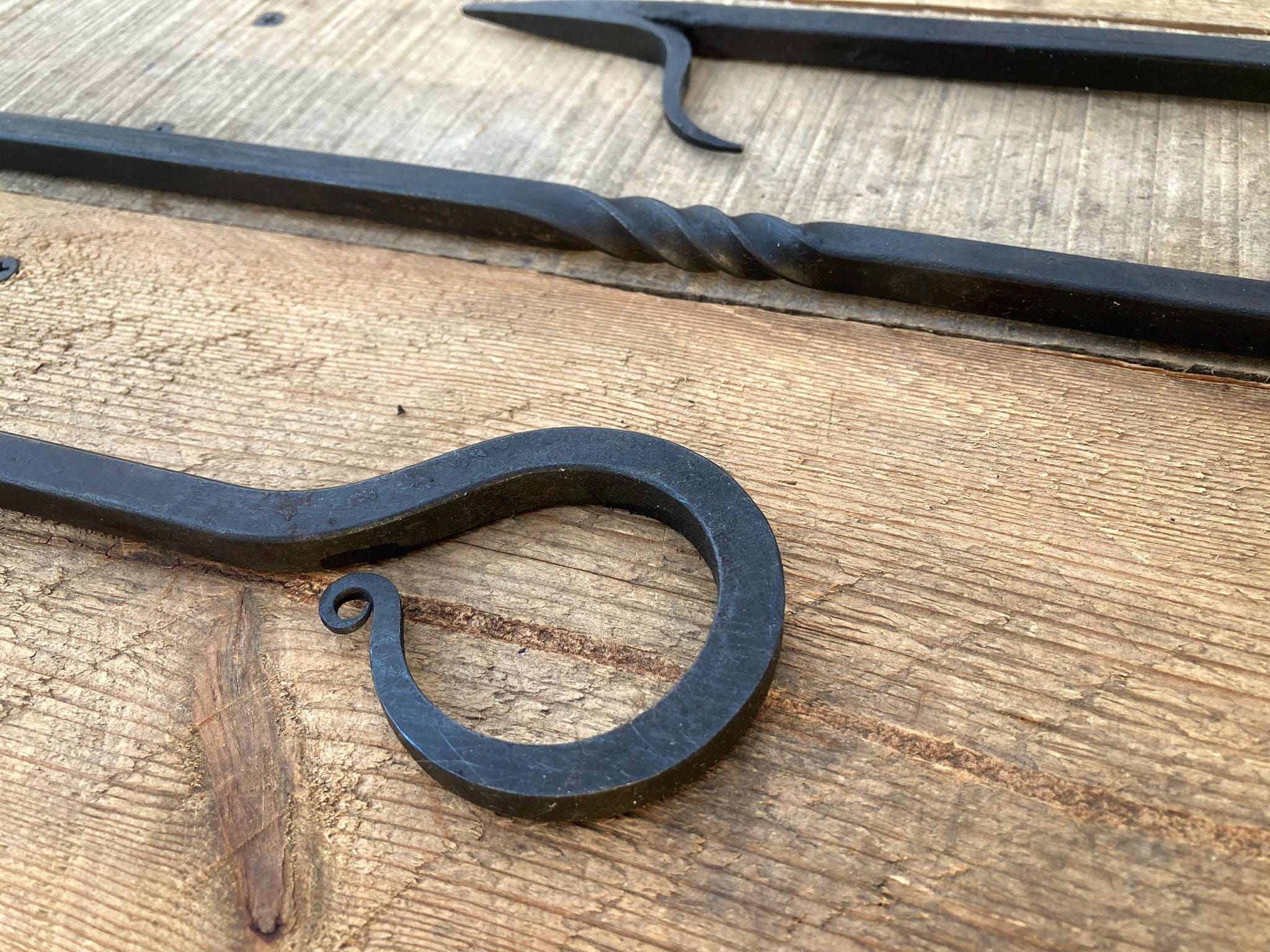 Hand Forged Fire Poker - 26 Inches Long - Etsy