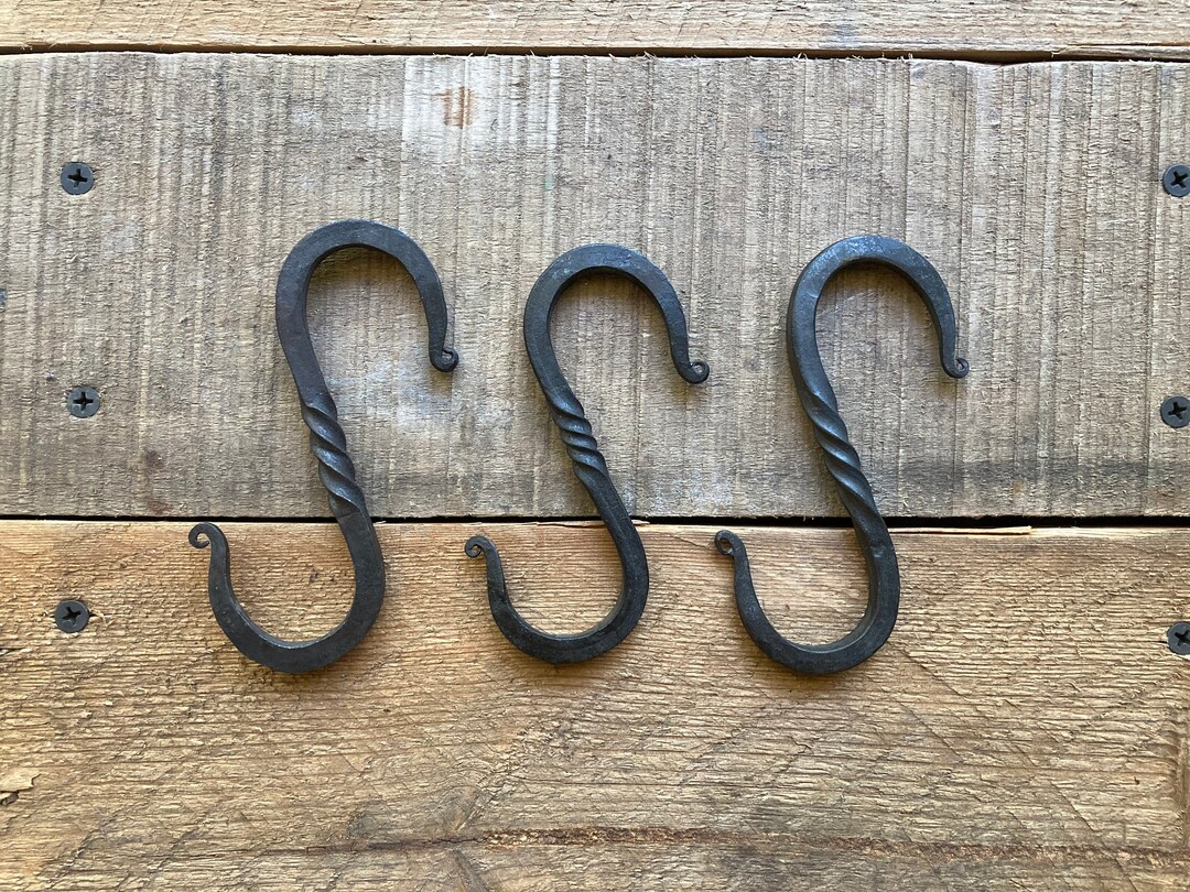 Hand Forged Twisted s Hook - Etsy