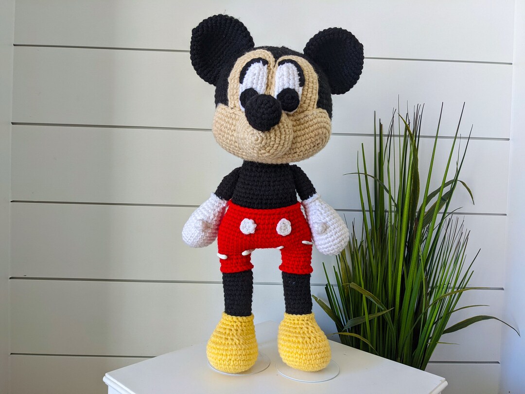 Hiya Pal! | Mickey Inspired Amigurumi Doll | Handmade Crochet Toy - Etsy