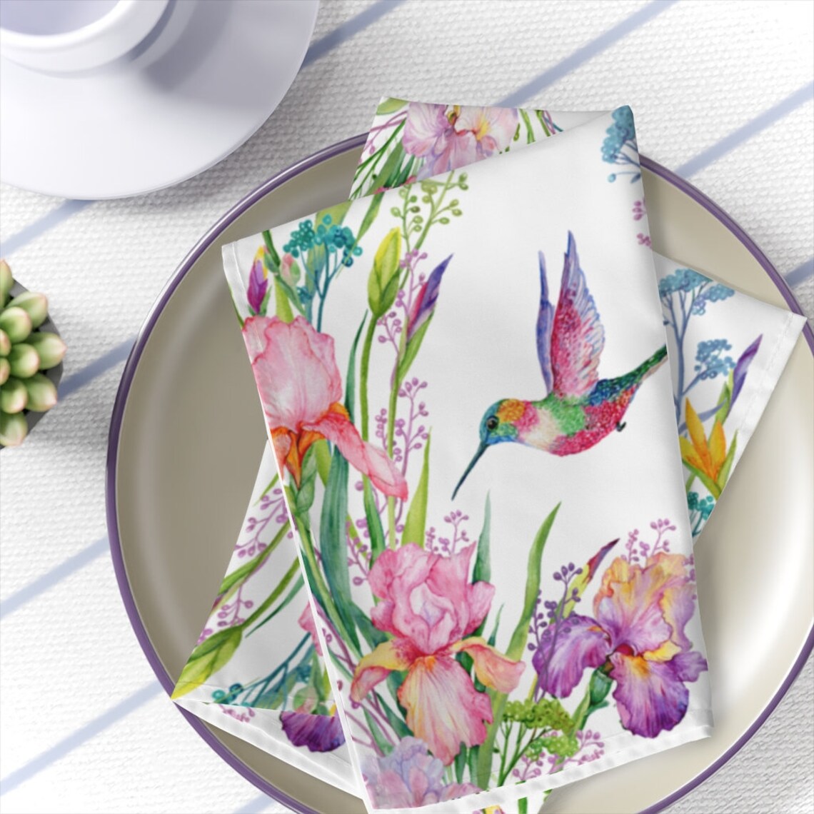 Hummingbird Napkins | Etsy
