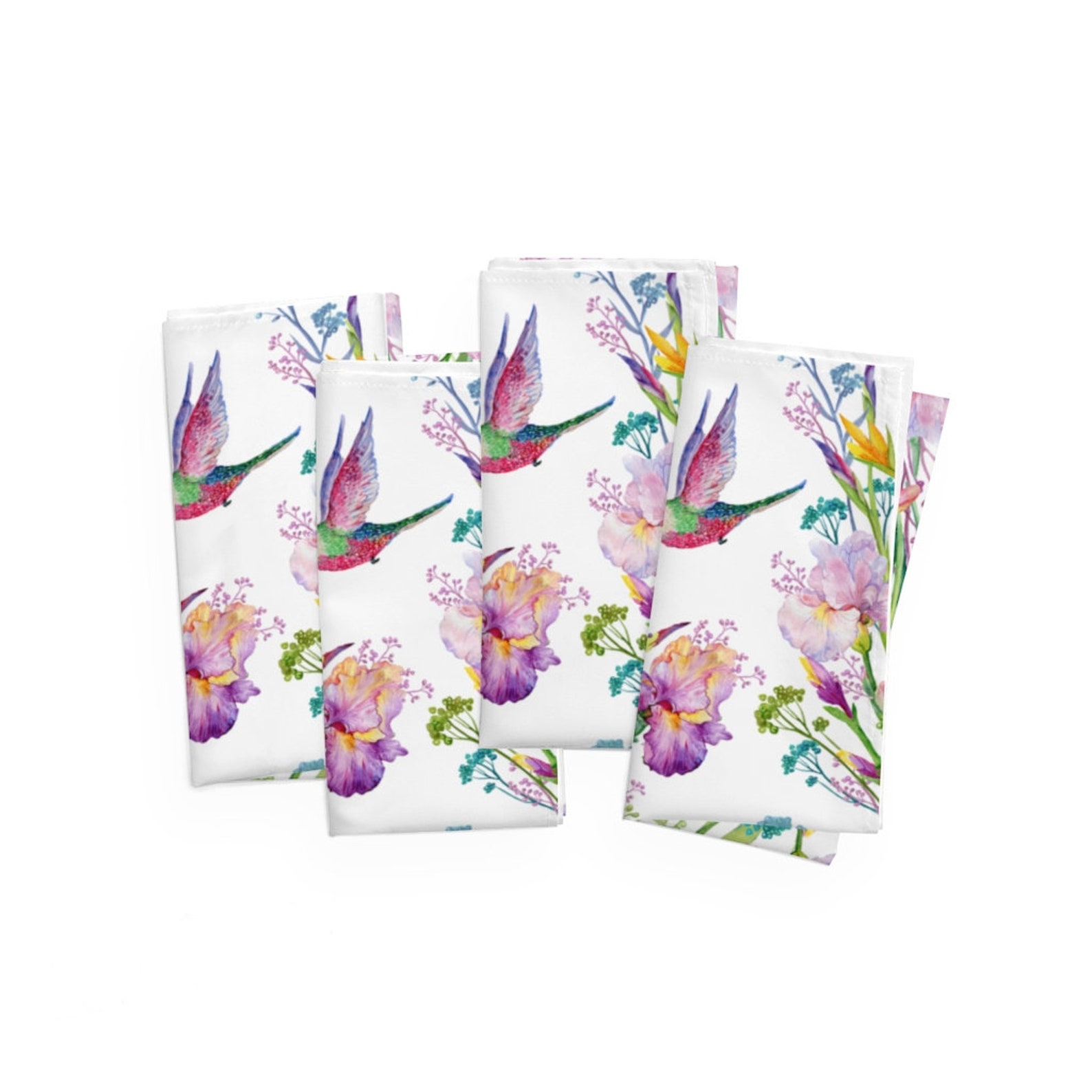 Hummingbird Napkins | Etsy