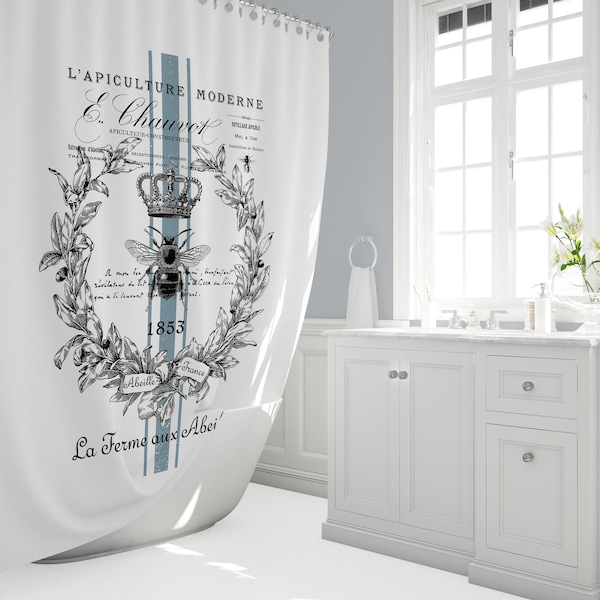 Shabby Chic French Country Shower Curtains - Etsy
