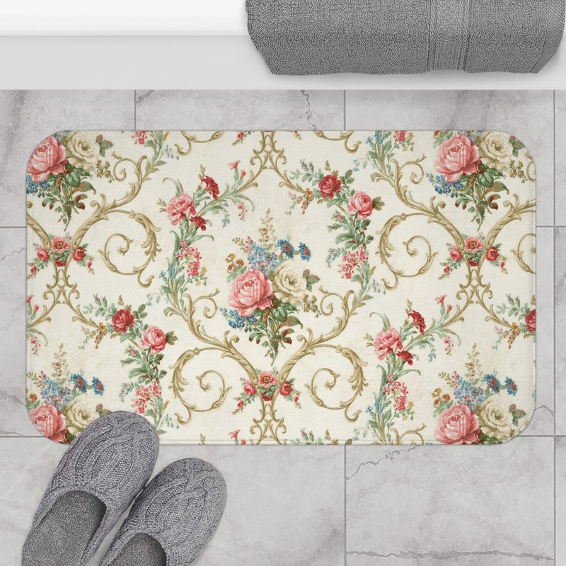 Shabby Chic Rug - Etsy