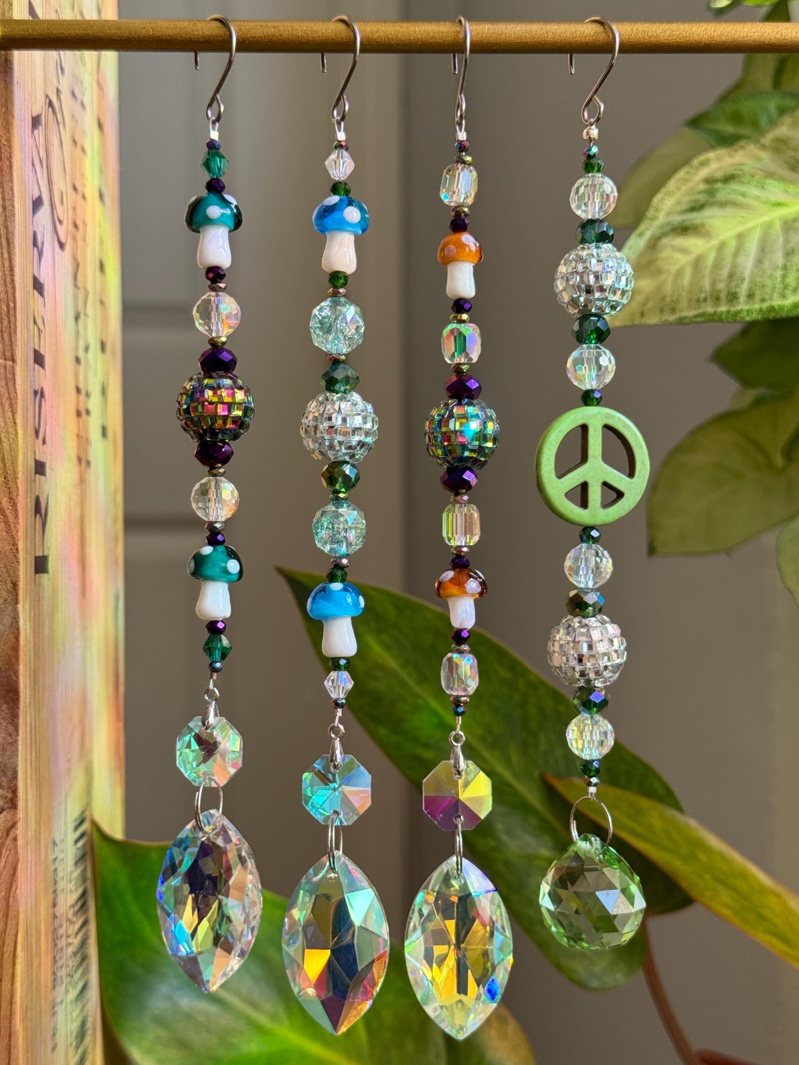 Mushroom Disco Sun Catcher Strands - Etsy