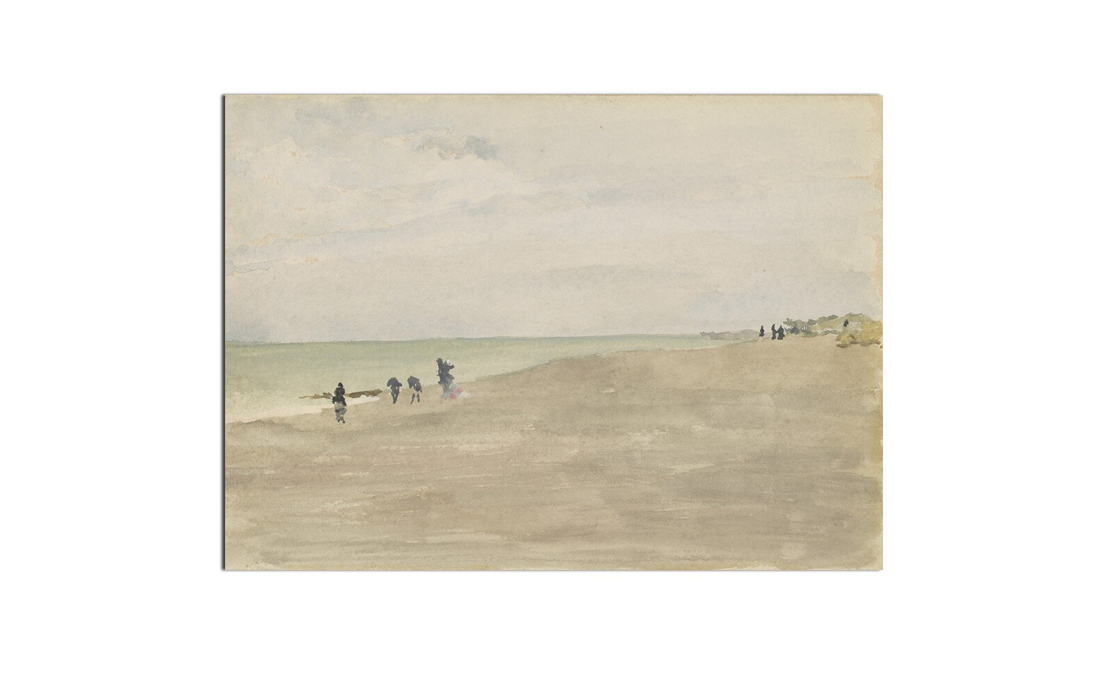 SHORELINE Watercolor Beach Shore Print Soft Boy/girl - Etsy