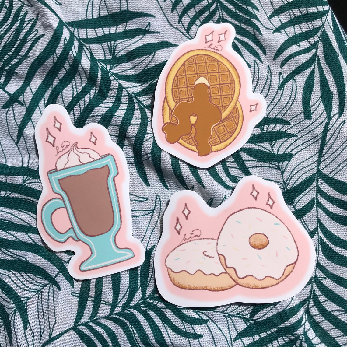 Cute Foods: Breakfast Menu Sticker Set | Etsy