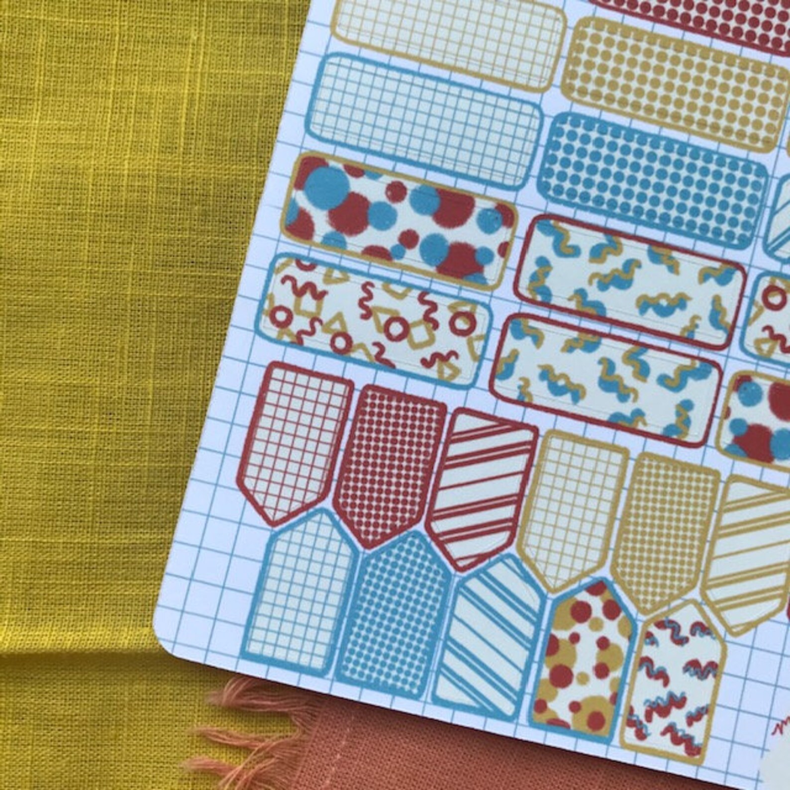 Retro Aesthetics Planner Sticker Pack Sticker Sheets for - Etsy