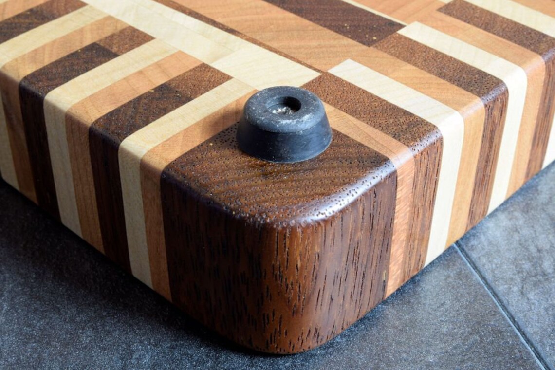 End Grain Cutting Board 3D Butcher Block Schneidebrett - Etsy