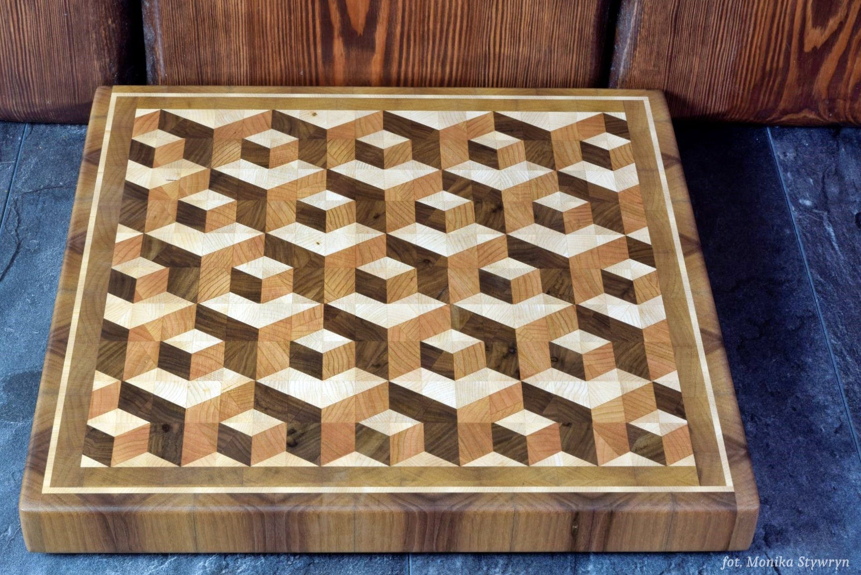 End Grain Cutting Board 3D, Butcher Block, Schneidebrett No 19/108 ...