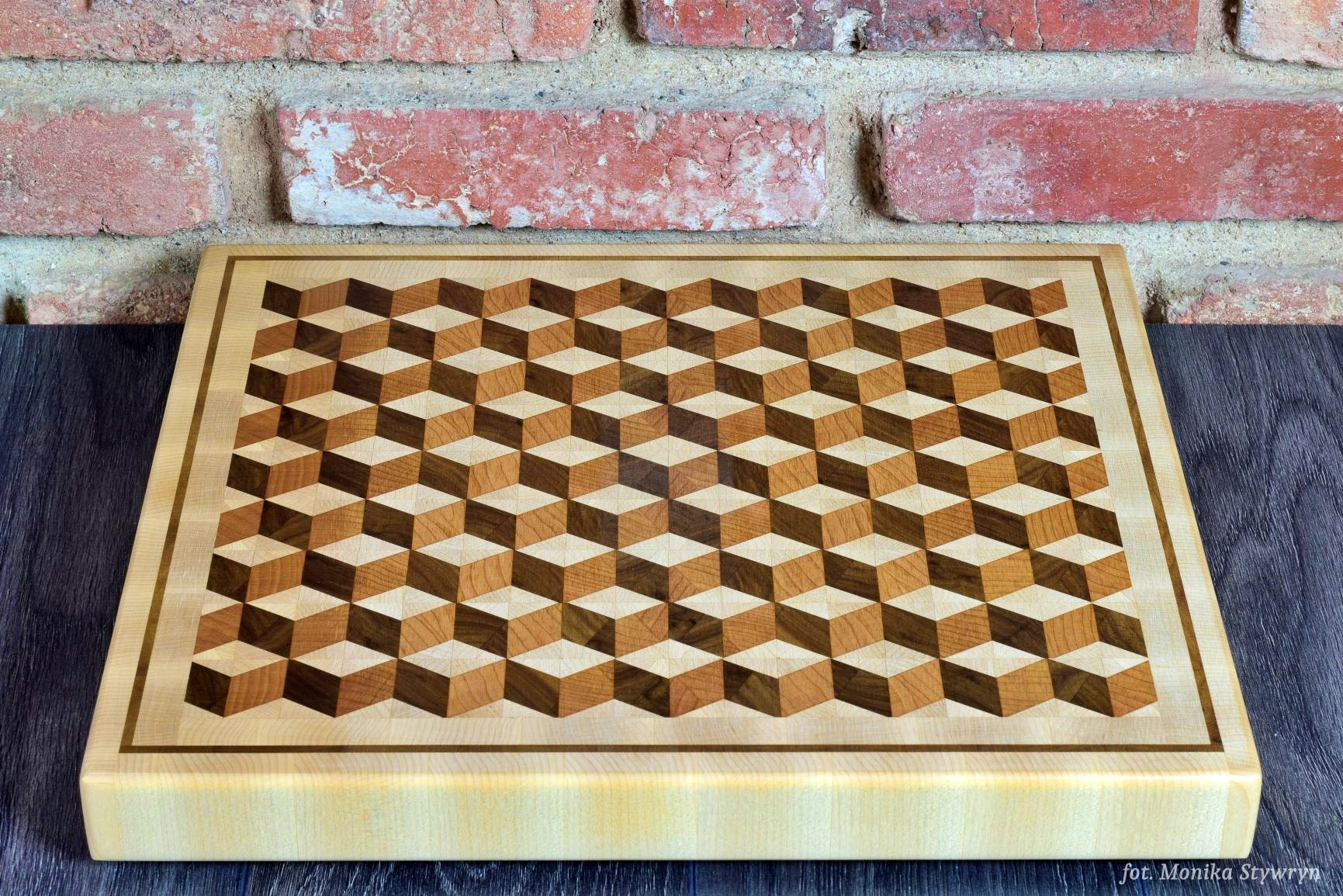 End Grain Cutting Board 3D, Butcher Block, Schneidebrett, Küchenbrett ...