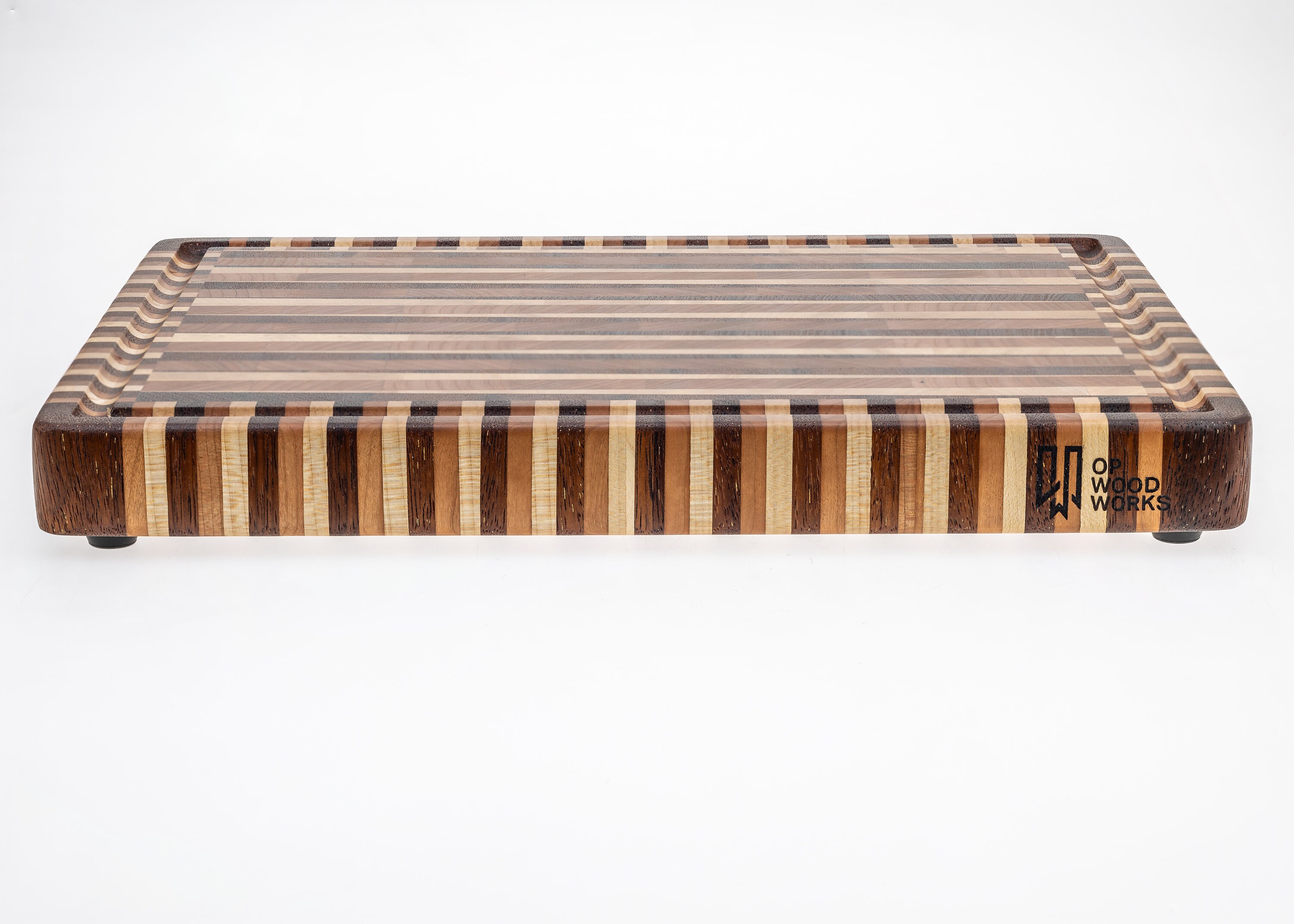 End Grain Cutting Board 3D, Butcher Block No. 012/1. Pattern: 012 – “my ...