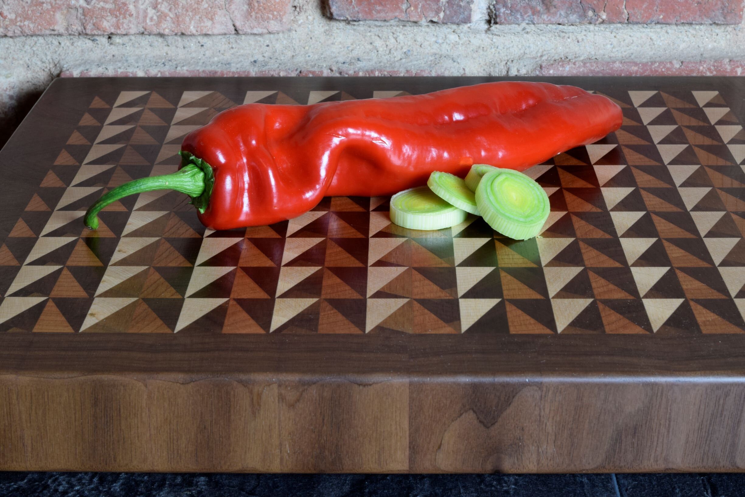 End Grain Cutting Board 3D, Butcher Block, Schneidebrett, Küchenbrett ...